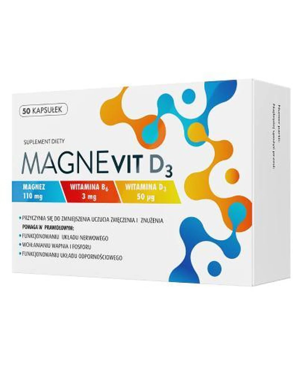 Magnevit D3 50 kapsułek - wapteka.pl