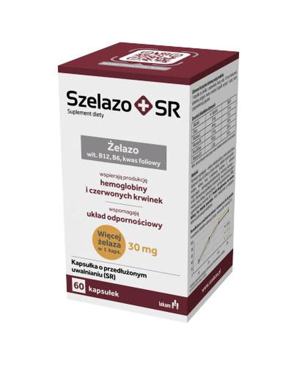 Szelazo + SR, kapsułki o przedłużonym uwalnianiu, 60 sztuk - melisa.pl