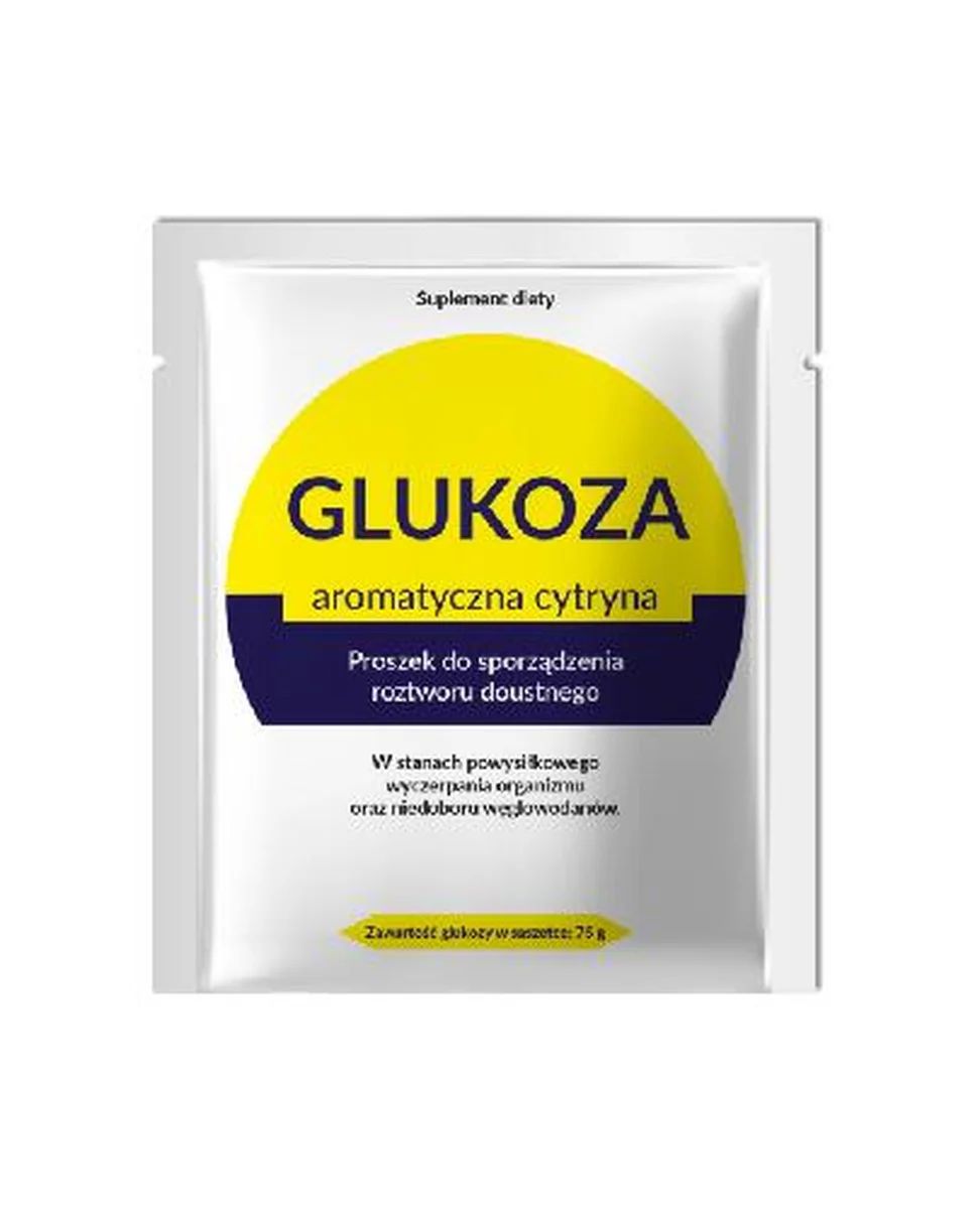 Organic Pharma, Glukoza aromatyczna cytryna, 75 g - wapteka.pl
