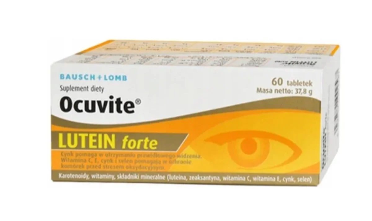 Ocuvite Lutein forte, tabletki, 60 sztuk - wapteka.pl