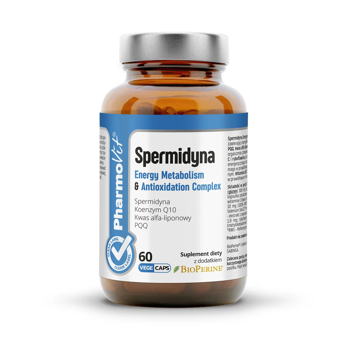 Pharmovit Spermidyna Energy Metabolism & Antioxidation Complex ...