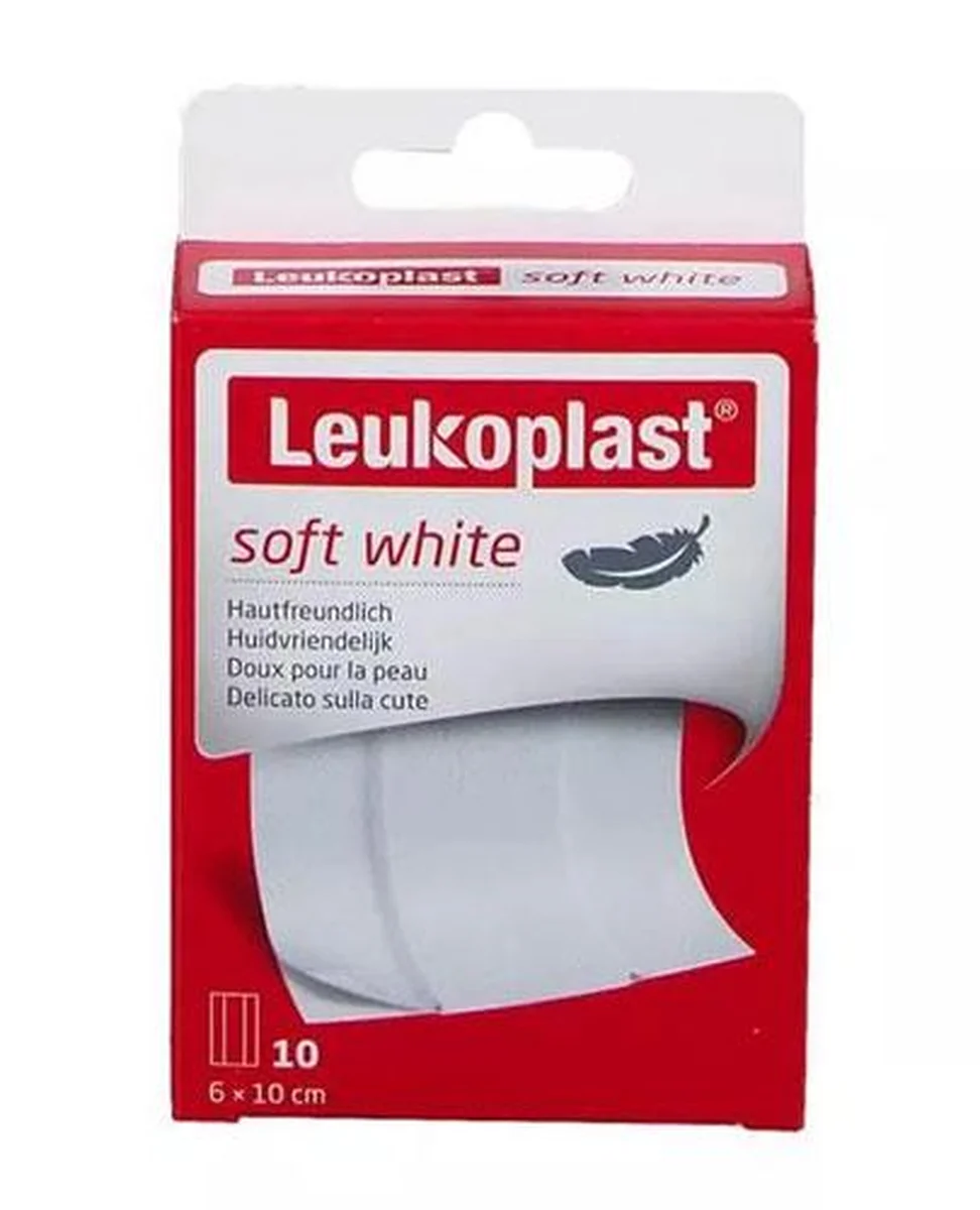 Leukoplast Soft White plaster z opatrunkiem 6 cm x 10 cm 10 sztuk ...
