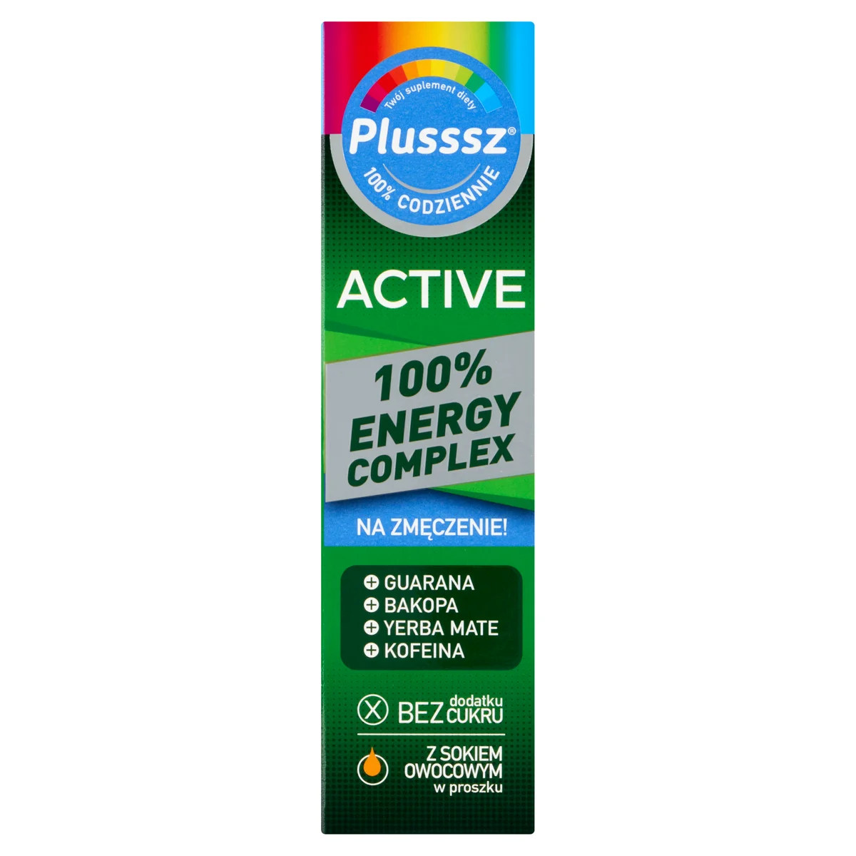 Plusssz Active 100% Energy Complex 20 tabletek musujących - wapteka.pl