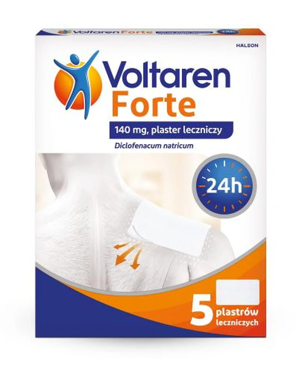 Voltaren Forte plastry lecznicze, 5 sztuk - melisa.pl
