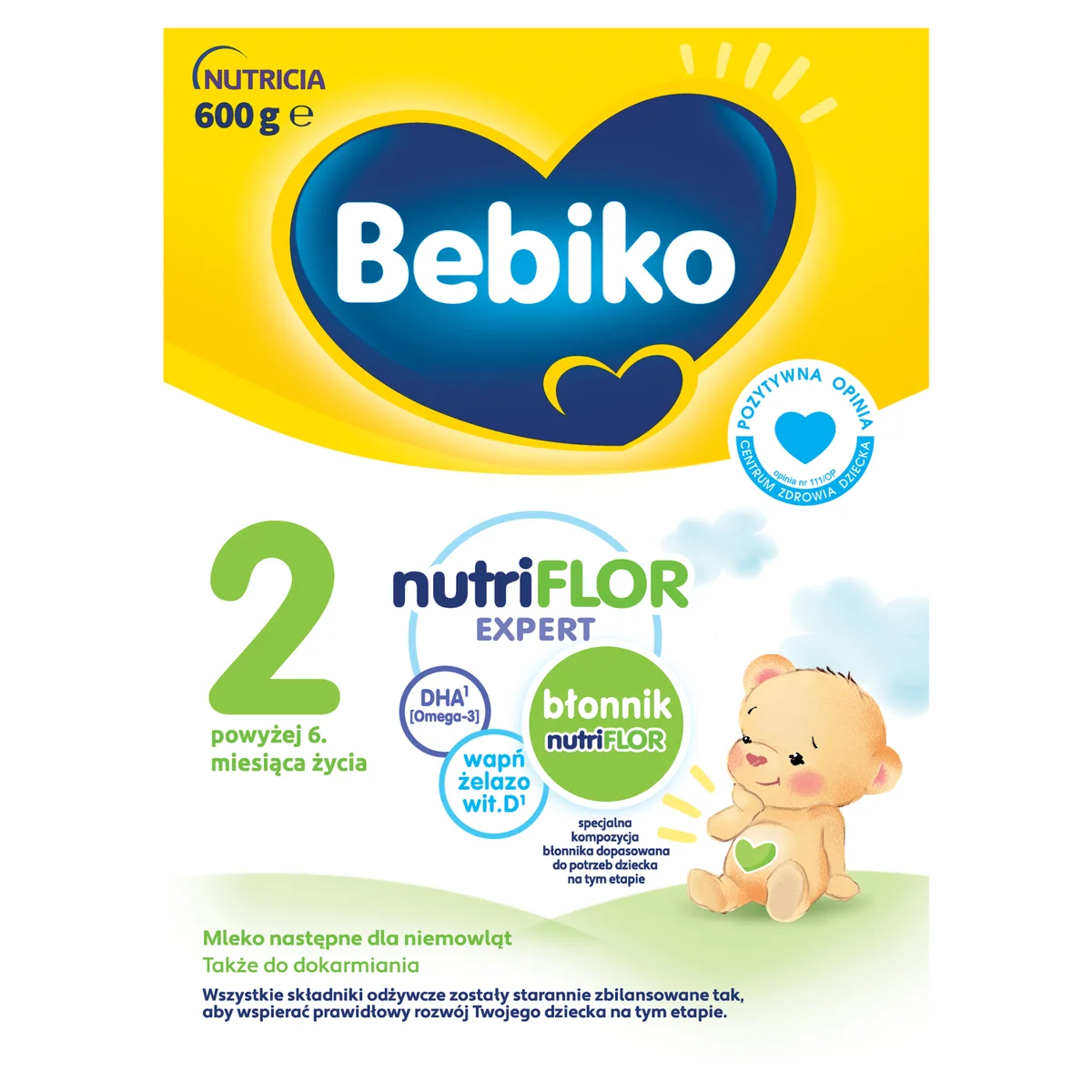 Bebiko 2 Nutriflor expert mleko następne po 6 miesiącu życia 600 g ...