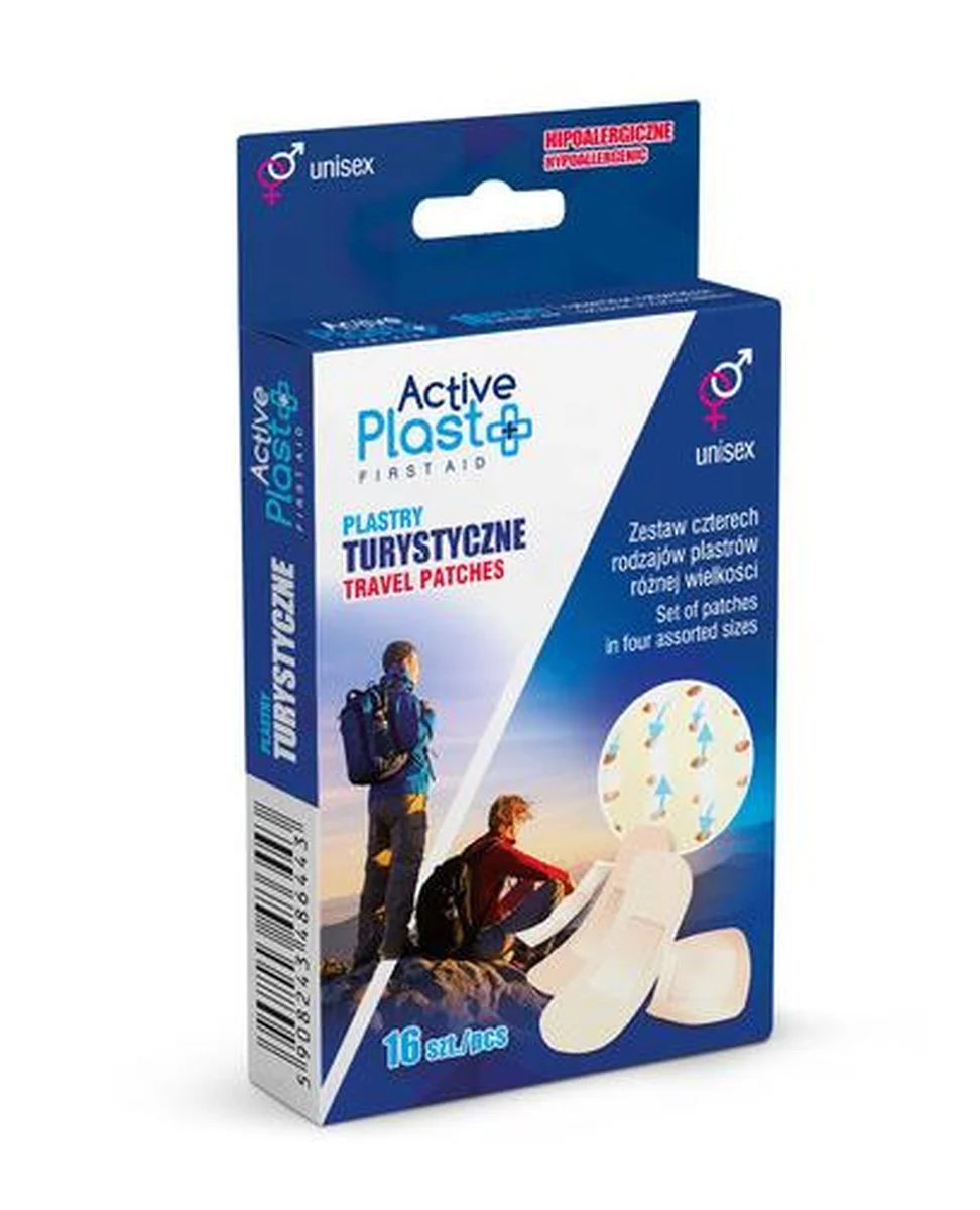 Active Plast PLASTRY TURYSTYCZNE, 16 sztuk - melisa.pl