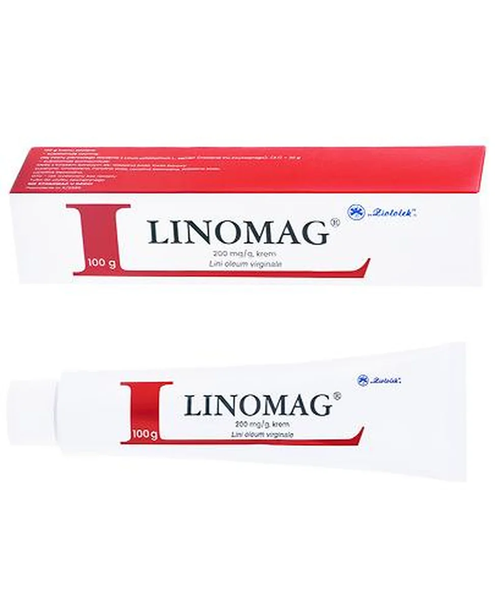Linomag 200mg/g, krem na bazie oleju lnianego, 100 g - wapteka.pl