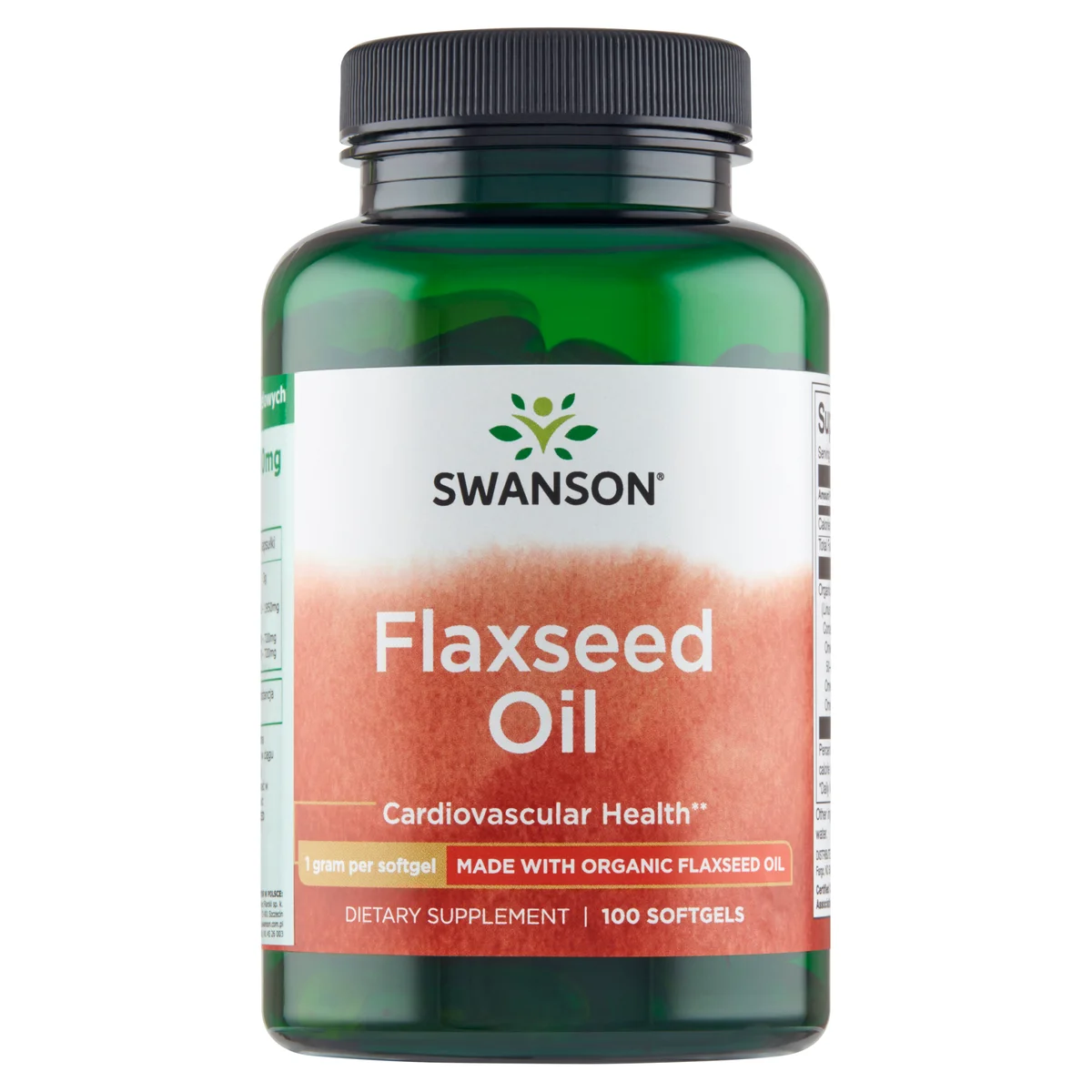 SWANSON Flaxseed Oil Omega 3-6-9 1000 mg, kapsułki, 100 sztuk - wapteka.pl