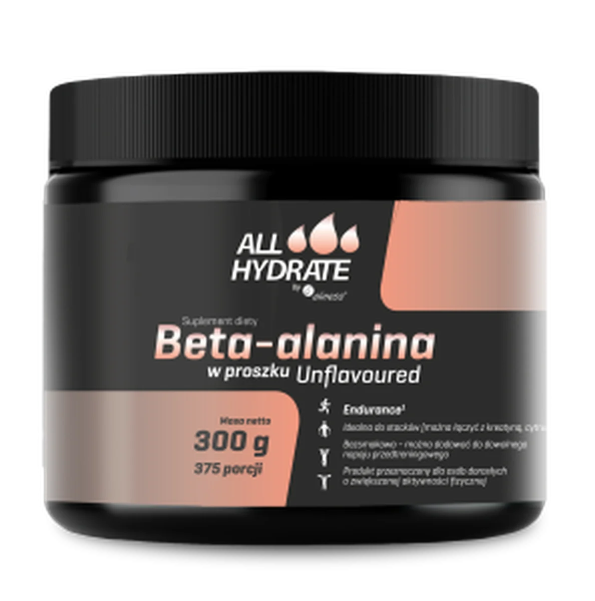ALLHydrate, Beta-Alanina 300 g, proszek, 375 porcji - melisa.pl