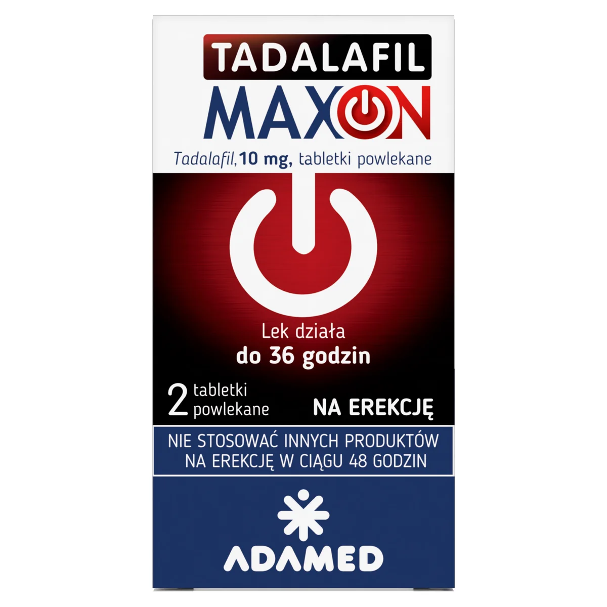 Tadalafil Maxon 10 mg 2 tabletki powlekane - wapteka.pl