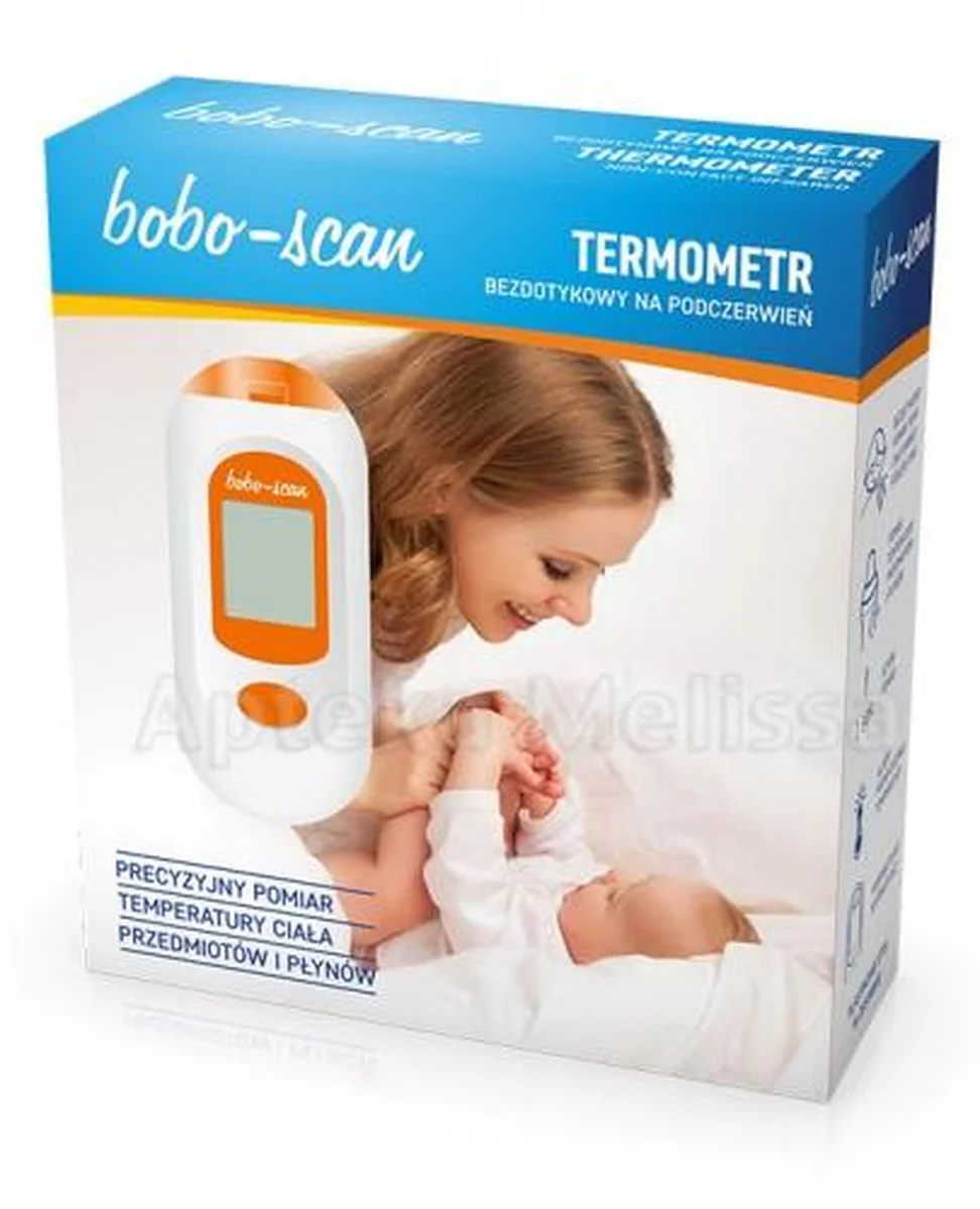 Bobo-Scan termometr bezdotykowy na podczerwień 1 sztuka - wapteka.pl