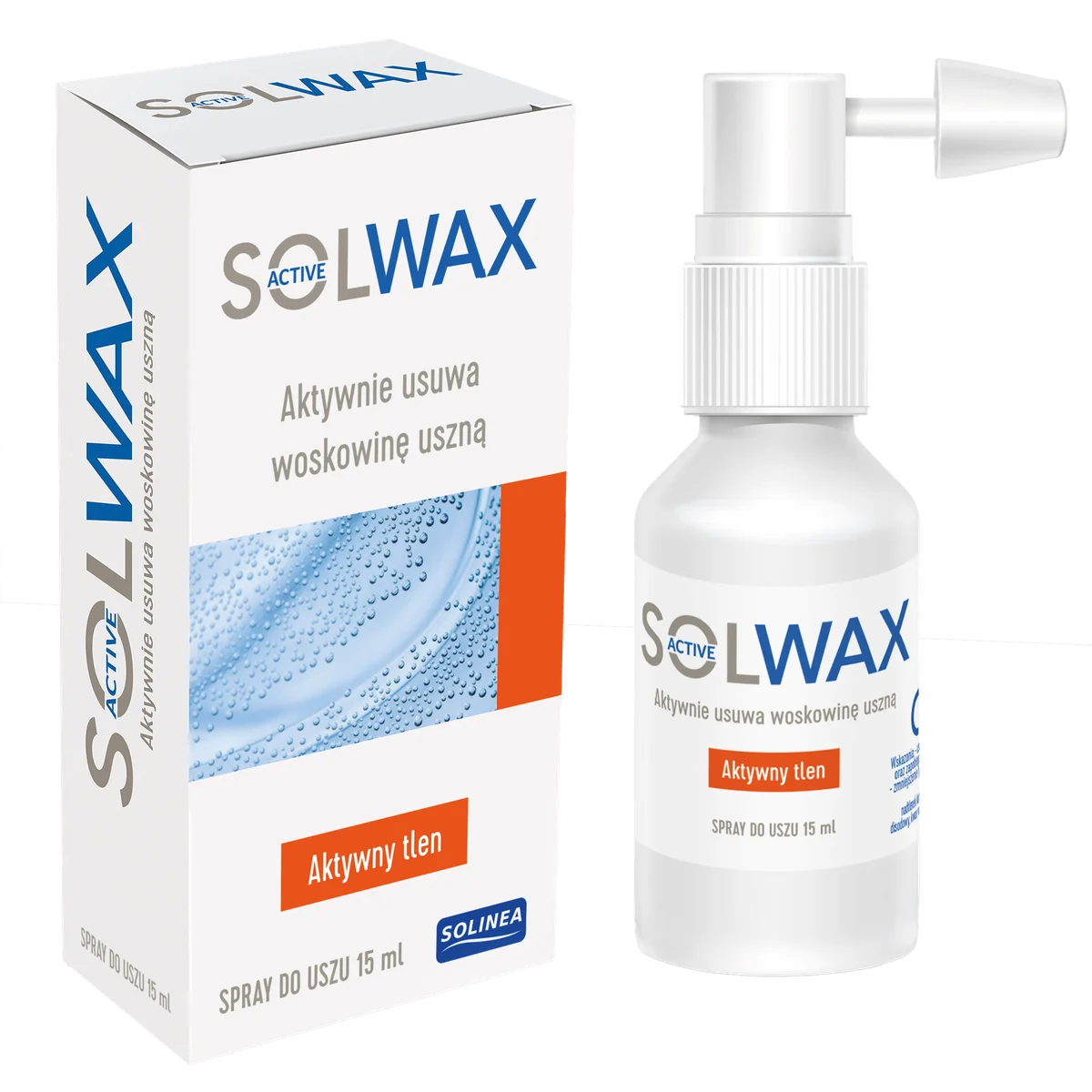 Solwax Active, spray do uszu, 15 ml - wapteka.pl