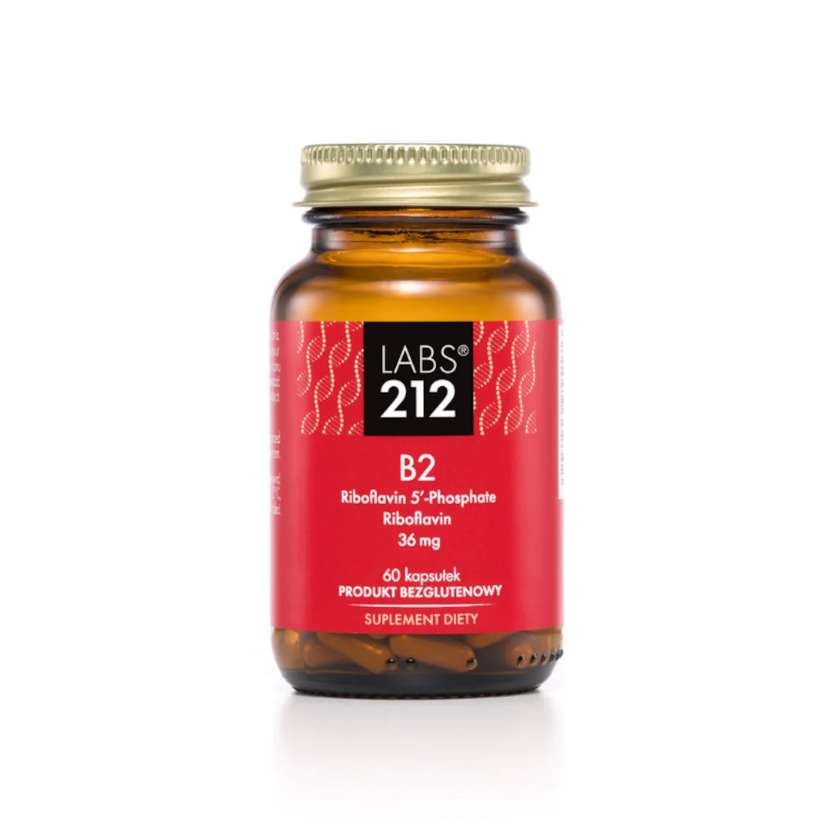 Labs212 Witamina B2 R-5'-P + Riboflavin, kapsułki, 60 sztuk - melisa.pl