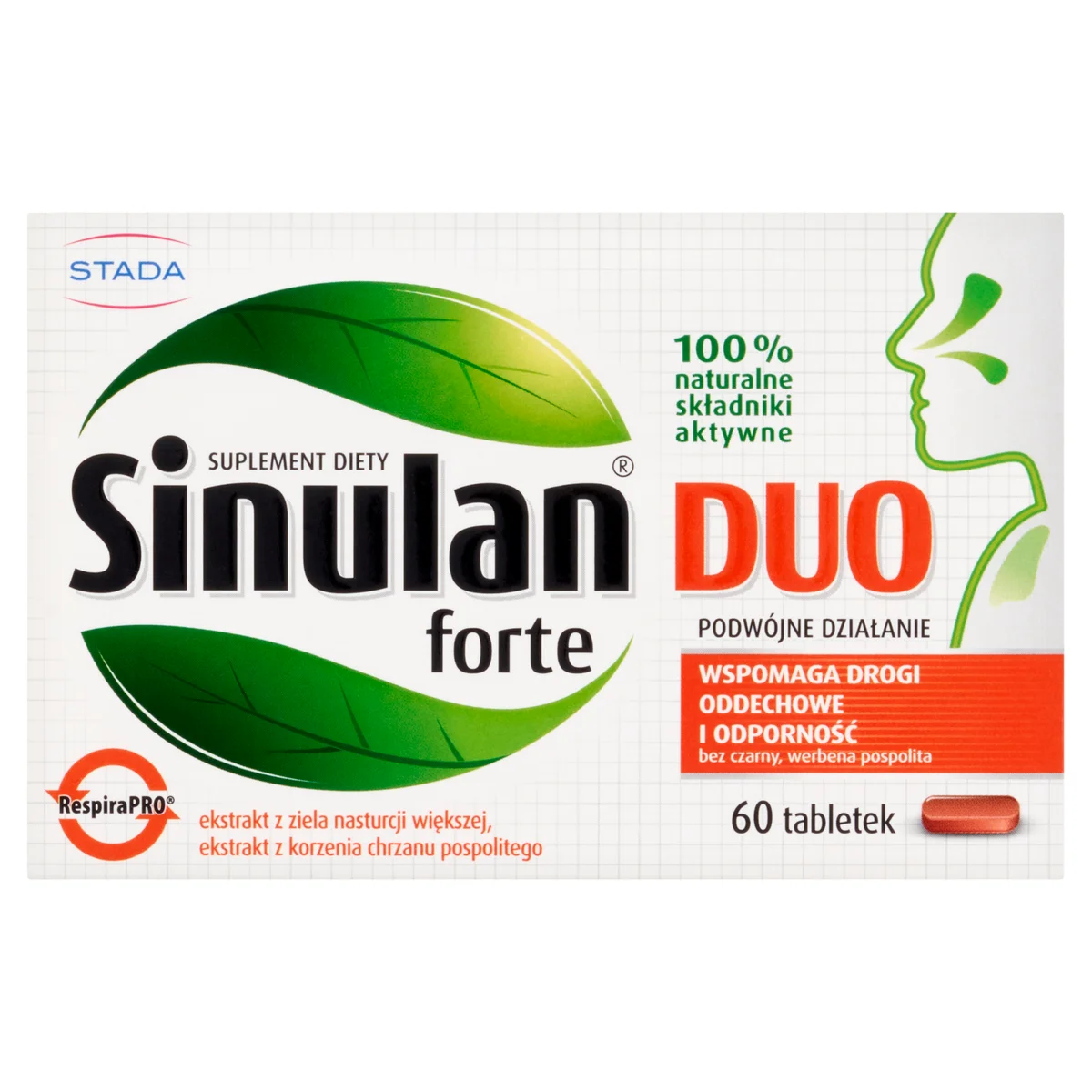 Sinulan Duo Forte, tabletki powlekane, 60 sztuk - wapteka.pl