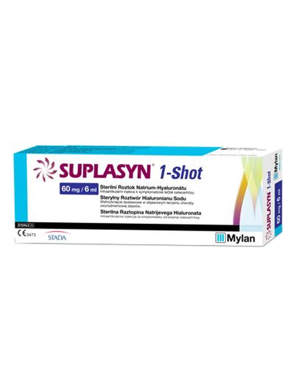 Suplasyn 1-shot, 60 mg/6 ml, ampułkostrzykawka, 1 sztuka - melisa.pl