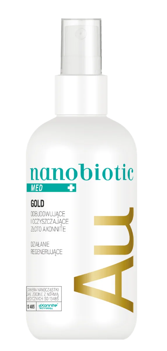 Nanobiotic Med Gold odbudowujące i oczyszczające złoto spray 150 ml ...