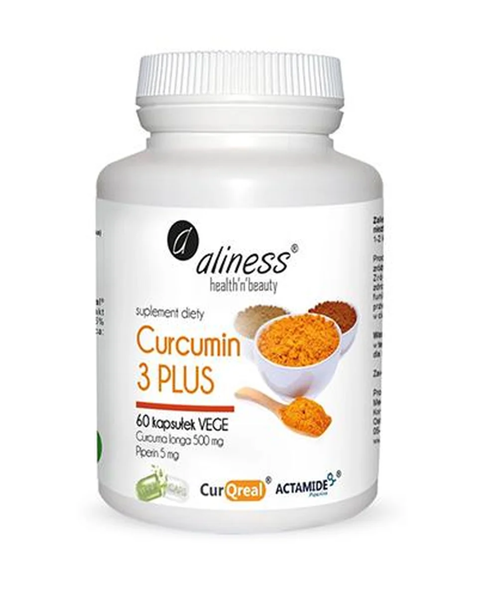 Aliness Curcumin 3 Plus 60 kapsułek - wapteka.pl