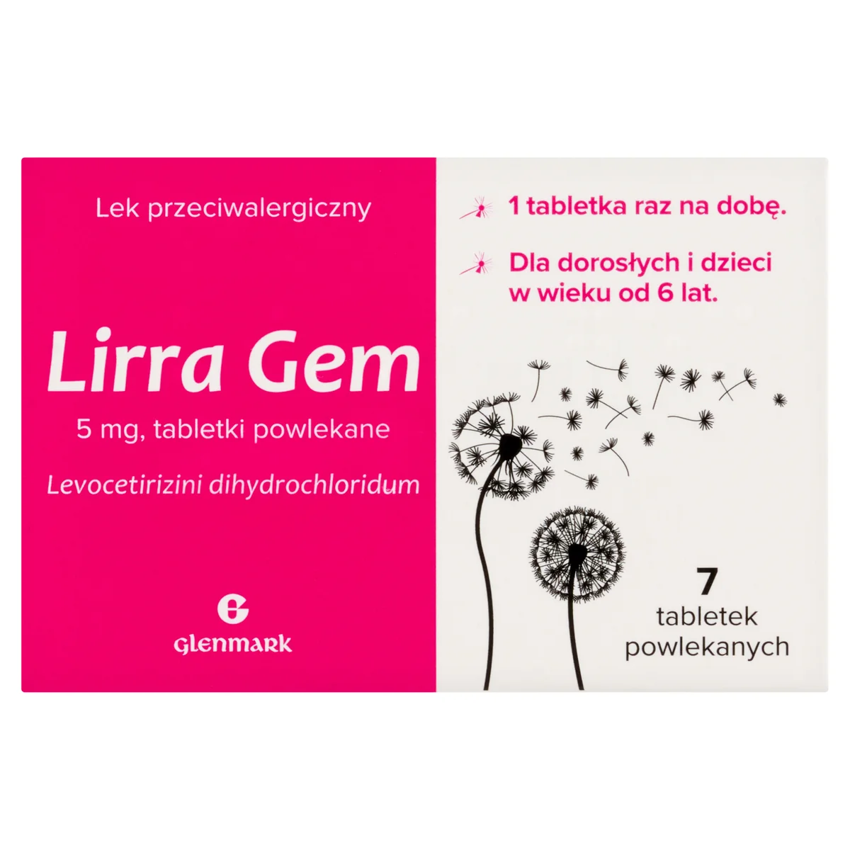 Lirra Gem, 5 mg, tabletki powlekane, 7 sztuk - melisa.pl