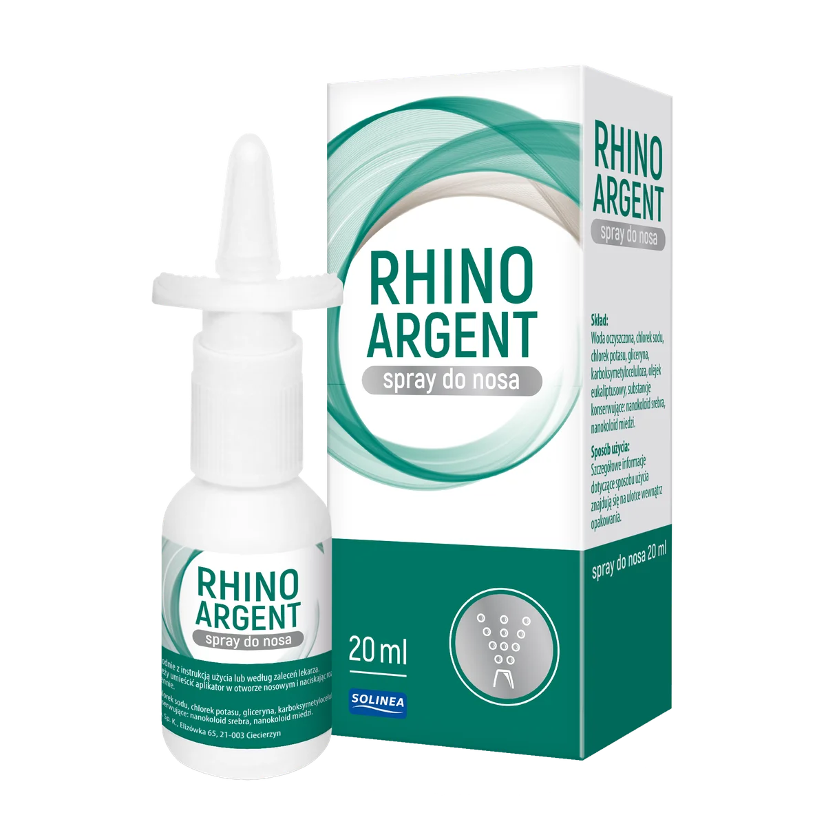 Rhinoargent, spray do nosa, 20 ml - melisa.pl