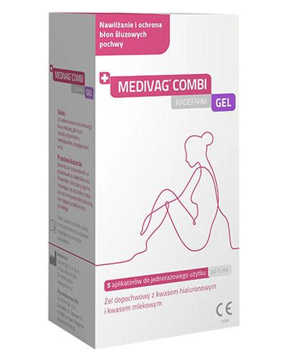 Medivag Combi Gel - żel dopochwowy z kwasem hialuronowym i kwasem ...