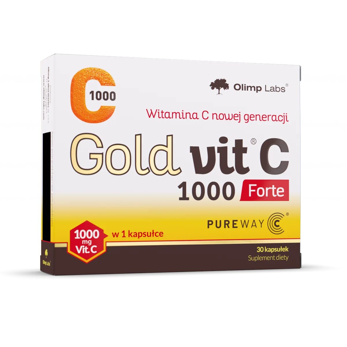 Olimp Gold-Vit C 1000 Forte, 30 kapsułek - wapteka.pl