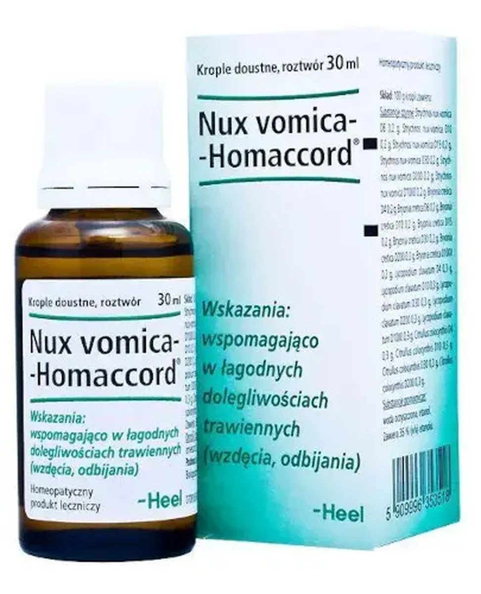Heel Nux vomica - Homaccord krople doustne 30 ml - wapteka.pl