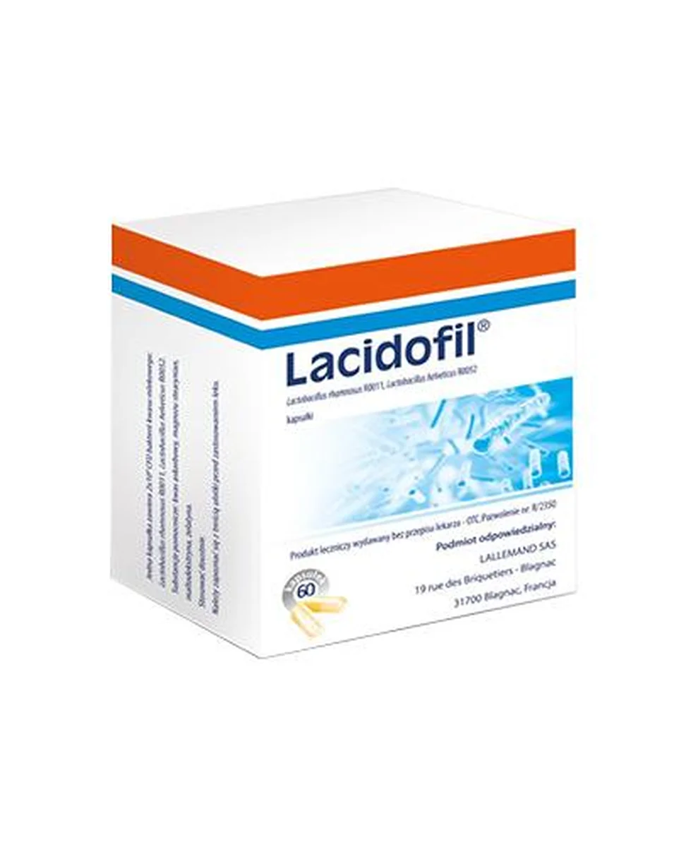 Lacidofil, kapsułki, 60 sztuk - melisa.pl