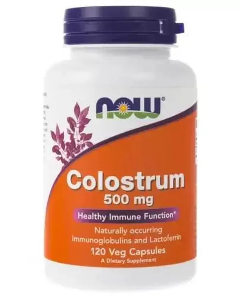 NOW Foods Colostrum 500mg 120 kapsułek vege - wapteka.pl