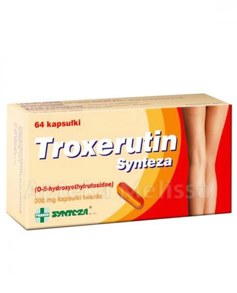 Troxerutin Synteza 200mg 64 kapsułki - wapteka.pl