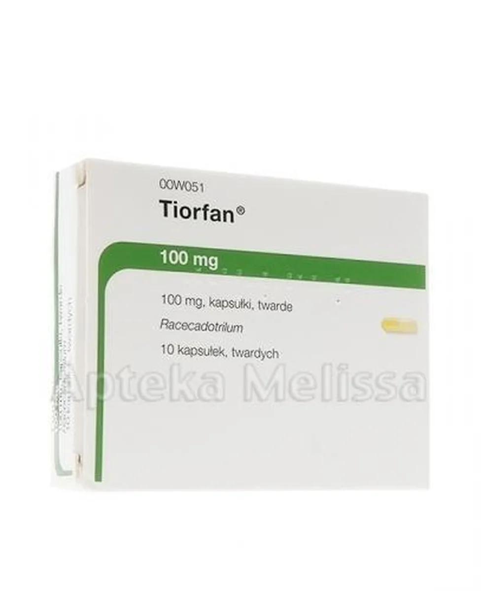 Tiorfan 100 mg, 10 kapsułek twardych - wapteka.pl