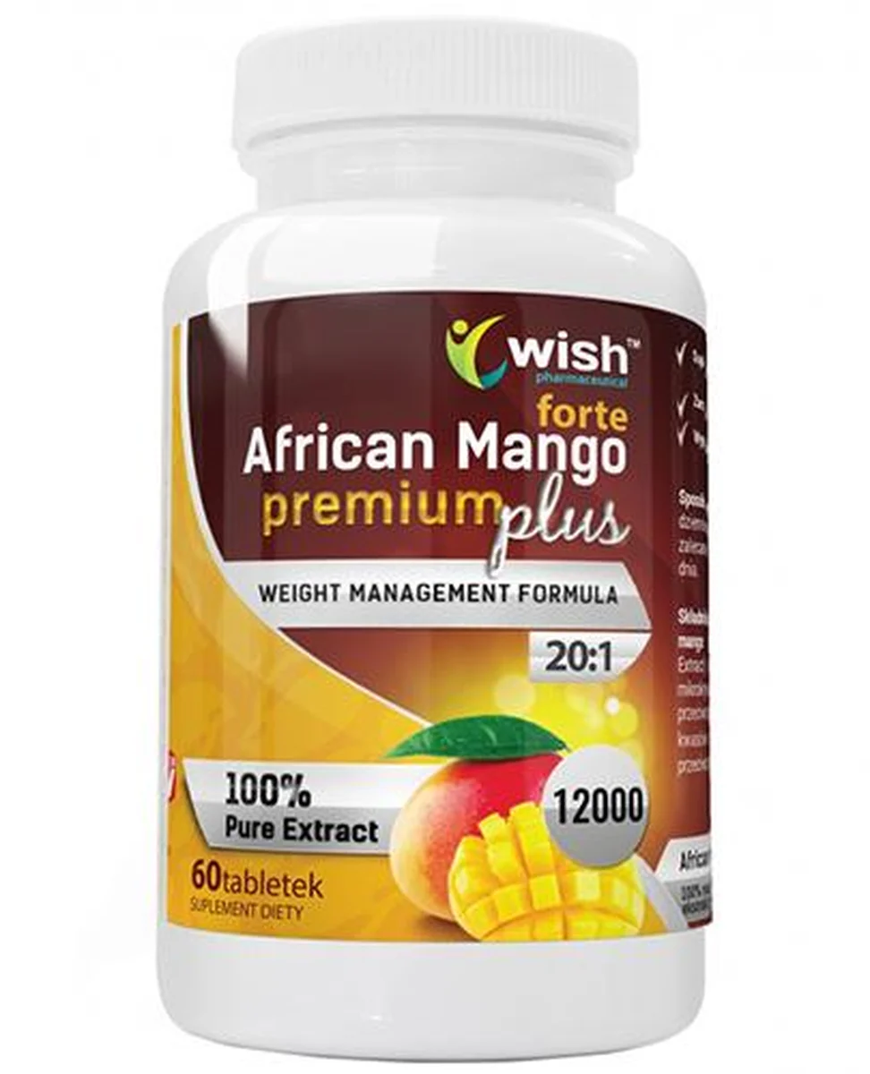 Wish African Mango Premium Plus - 60 tabl. - wapteka.pl