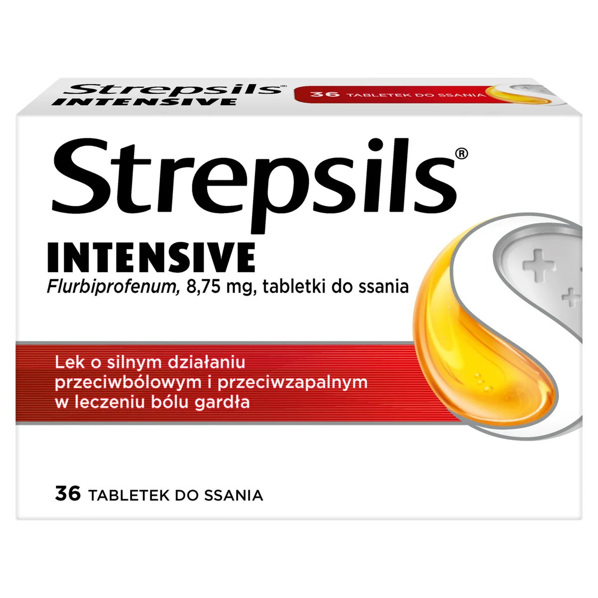 Strepsils Intensive 8,75 mg 36 tabletek do ssania - wapteka.pl