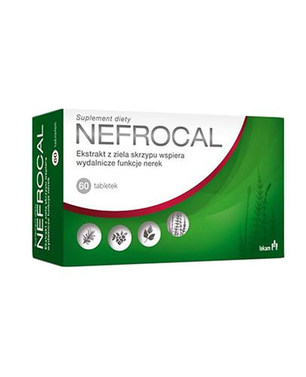 Nefrocal ekstrakt z ziela skrzypu, tabletki, 60 sztuk - wapteka.pl