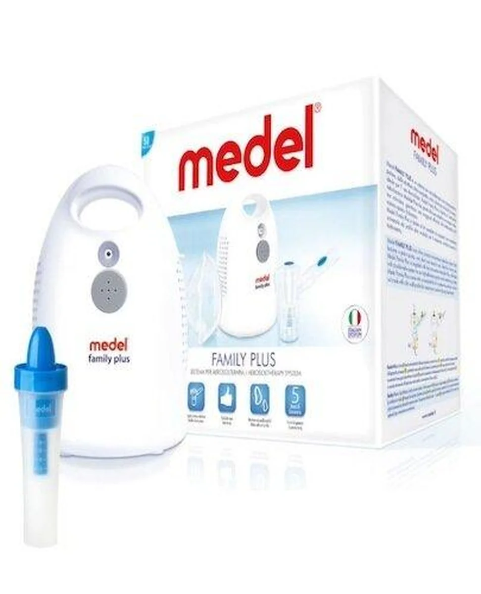 Medel Family Plus inhalator pneumatyczno tłokowy + oczyszczacz do nosa ...