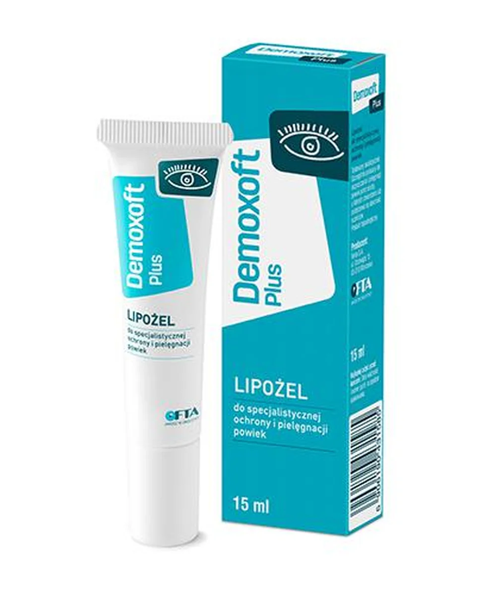 Demoxoft Plus lipożel do pielęgnacji oczu 15 ml - wapteka.pl