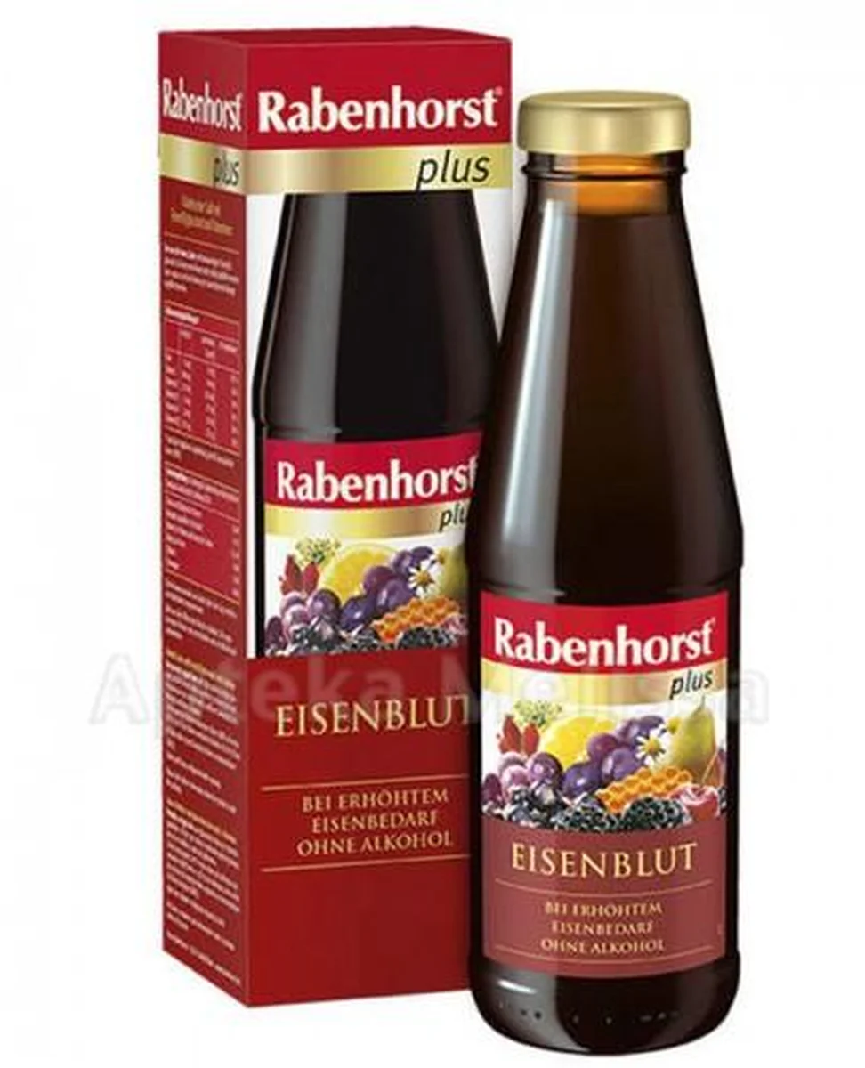 Rabenhorst Plus Bogactwo żelaza, płyn, 450 ml - wapteka.pl