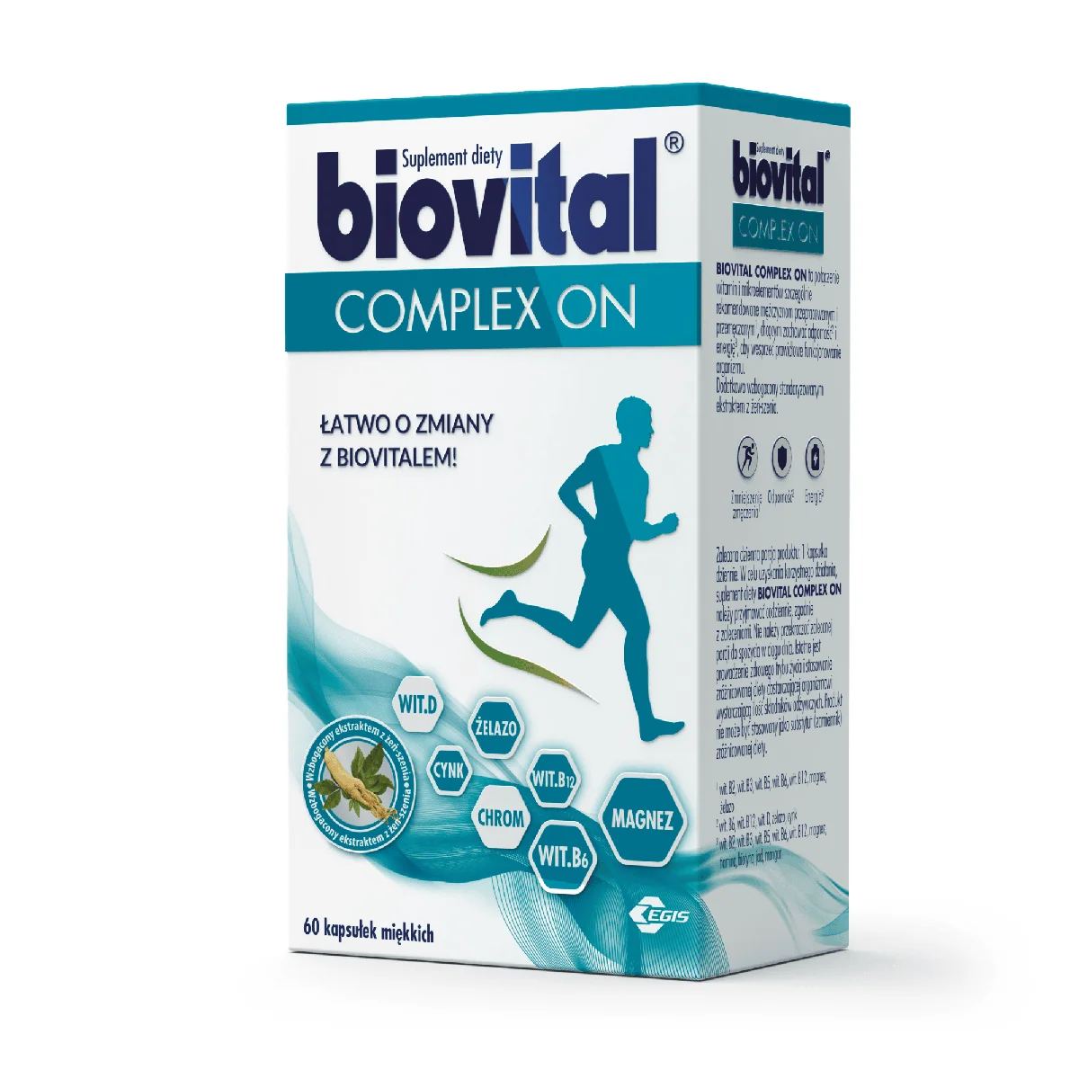 Biovital Complex ON, kapsułki miękkie, 60 sztuk - melisa.pl