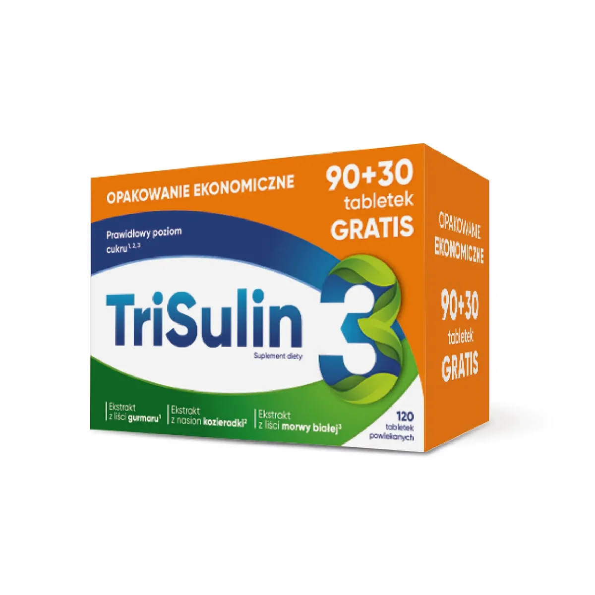 TriSulin, tabletki powlekane, 120 sztuk - melisa.pl