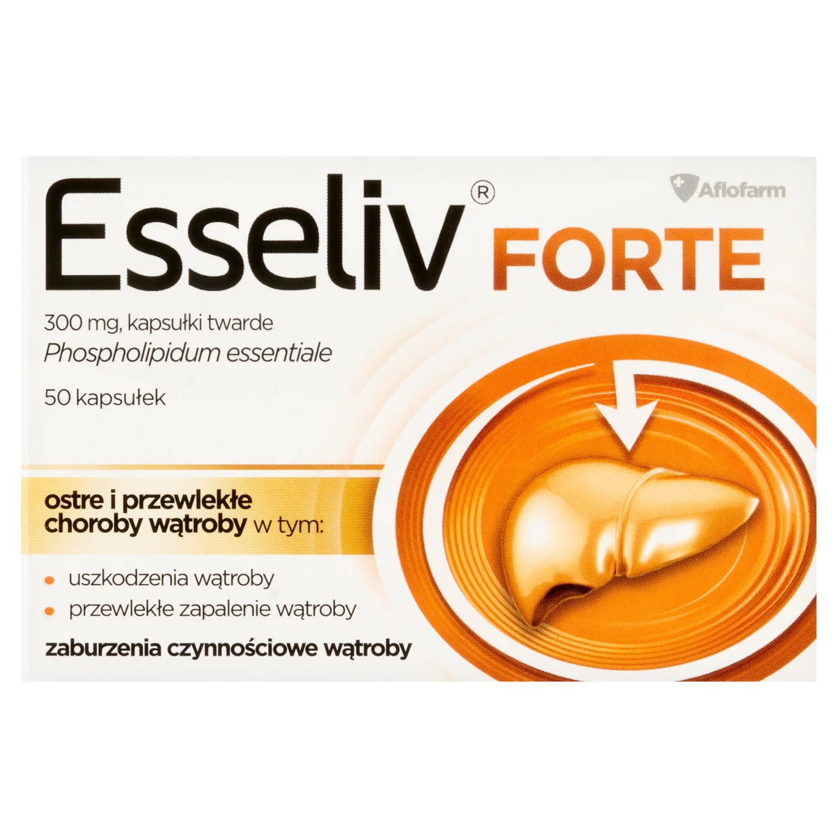 Esseliv Forte 300 mg 50 kapsułek - wapteka.pl