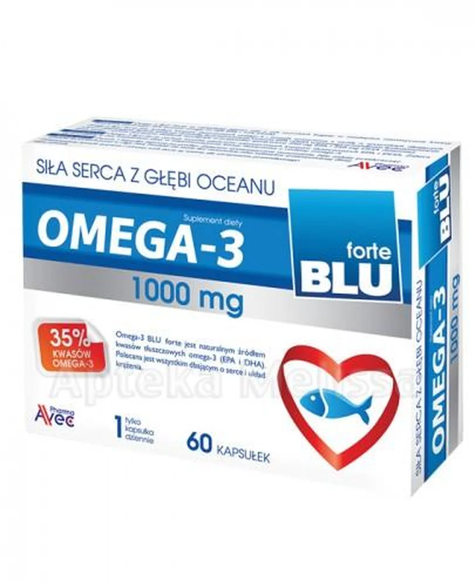 AVEC PHARMA Omega 3 blu forte 1000 mg - 60 kaps. - cena, opinie ...