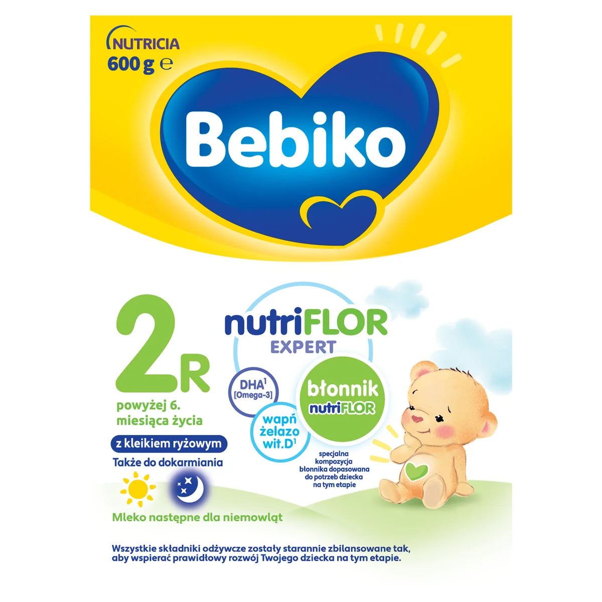 Bebiko 2R Nutriflor Expert Mleko następne z kleikiem ryżowym dla ...