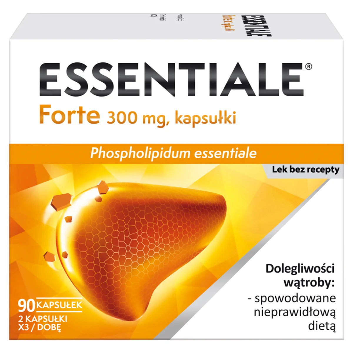 Essentiale Forte 300 mg, kapsułki, 90 sztuk - wapteka.pl