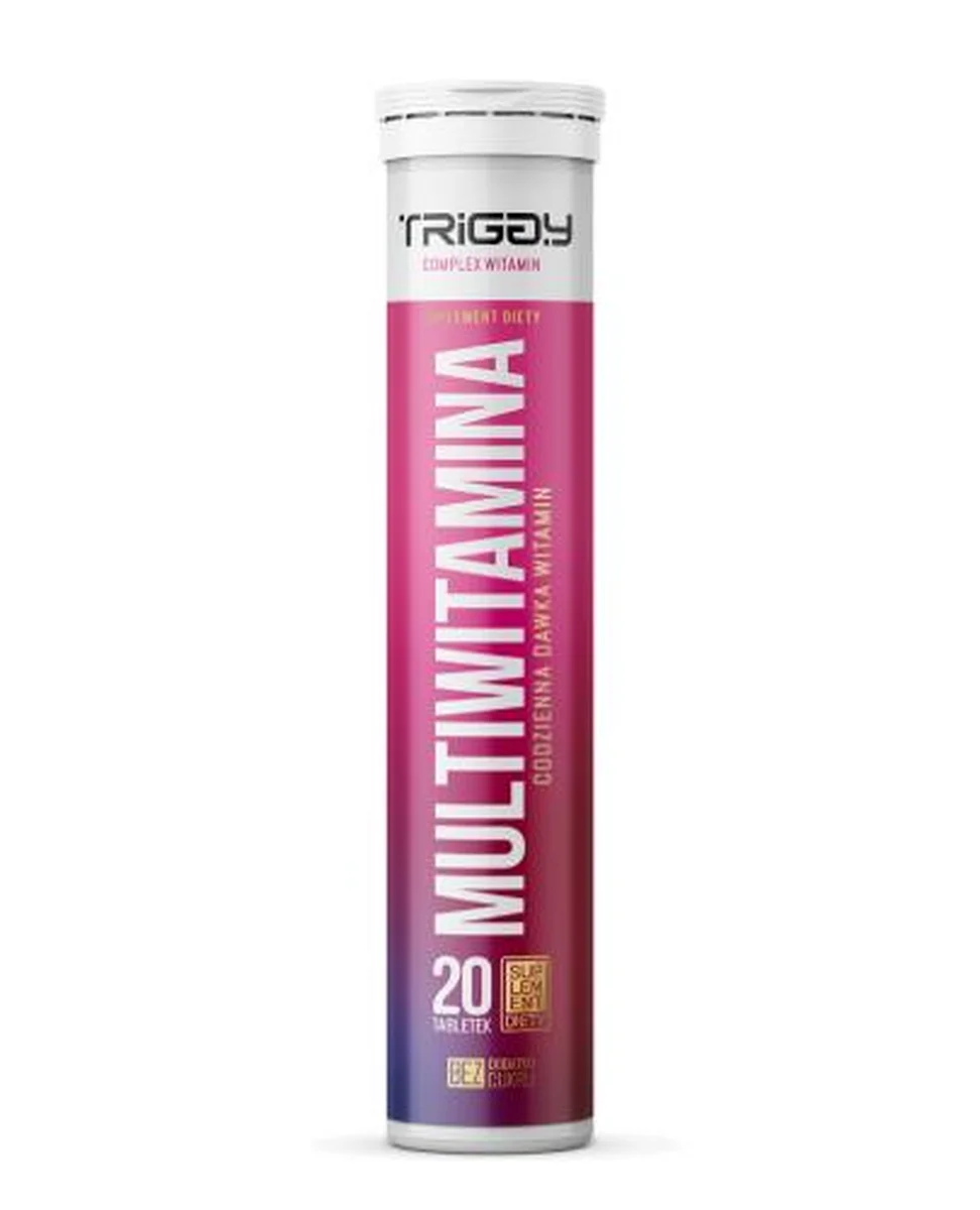 Triggy Multiwitamina smak truskawkowy 20 tabletek musujących - wapteka.pl