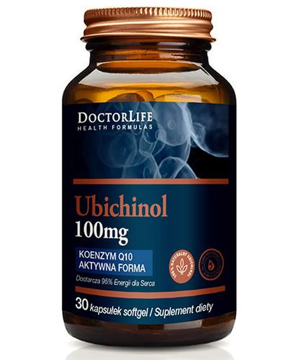 DOCTOR LIFE Ubichinol 100 mg - 30 kapsułek - melisa.pl