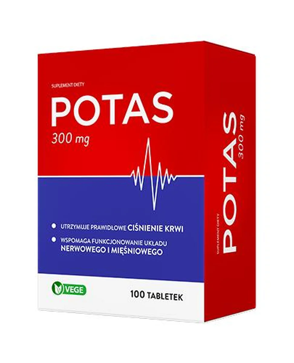 Potas 100 tabletek - wapteka.pl