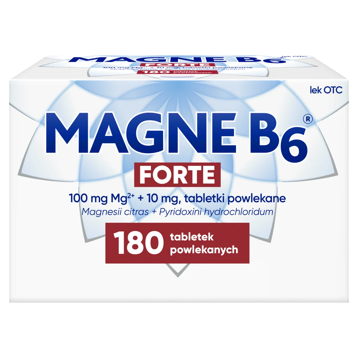 Magne B6 Forte, tabletki powlekane, 180 sztuk - wapteka.pl