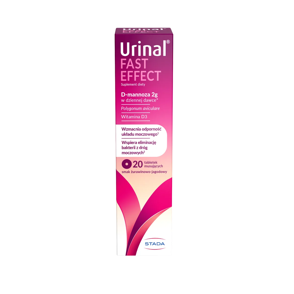 Stada Urinal Fast Effect 20 tabletek musujących - wapteka.pl