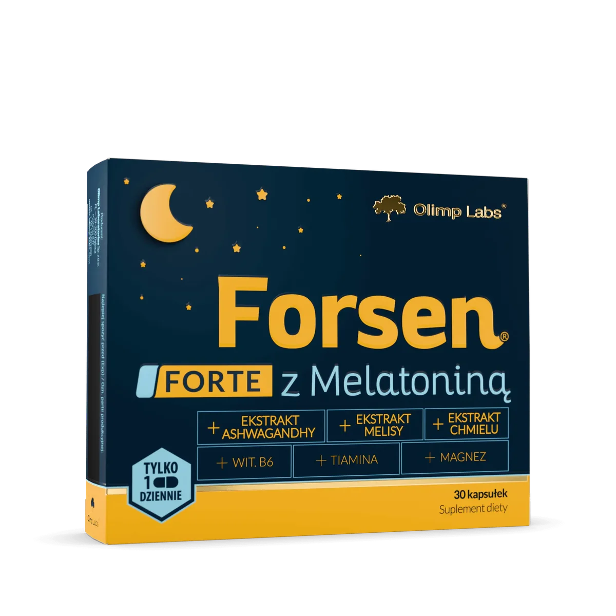 Olimp, Forsen Forte z melatoniną, kapsułki, 30 sztuk - melisa.pl