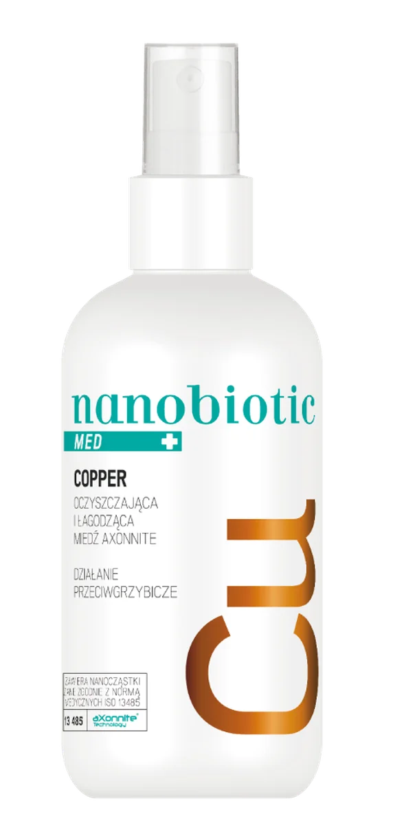 Nanobiotic Med Copper oczyszczająca i łagodząca miedź spray 150 ml ...