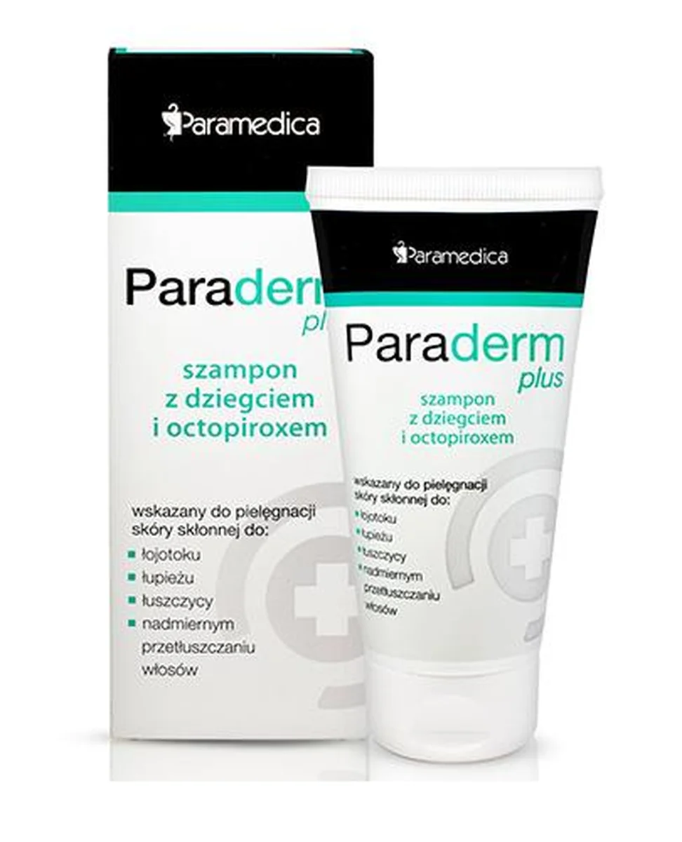 Paraderm Plus szampon z dziegciem i octopiroxemm 150 g - wapteka.pl